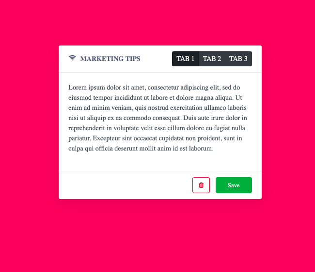 Bootstrap 5 Simple Tabs Example