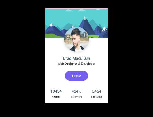 Bootstrap 4 detailed user profile with social icons Example Bootstrap 4 detailed user profile with social icons Example