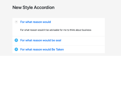 Bootstrap 4 accordion with hover effect Example