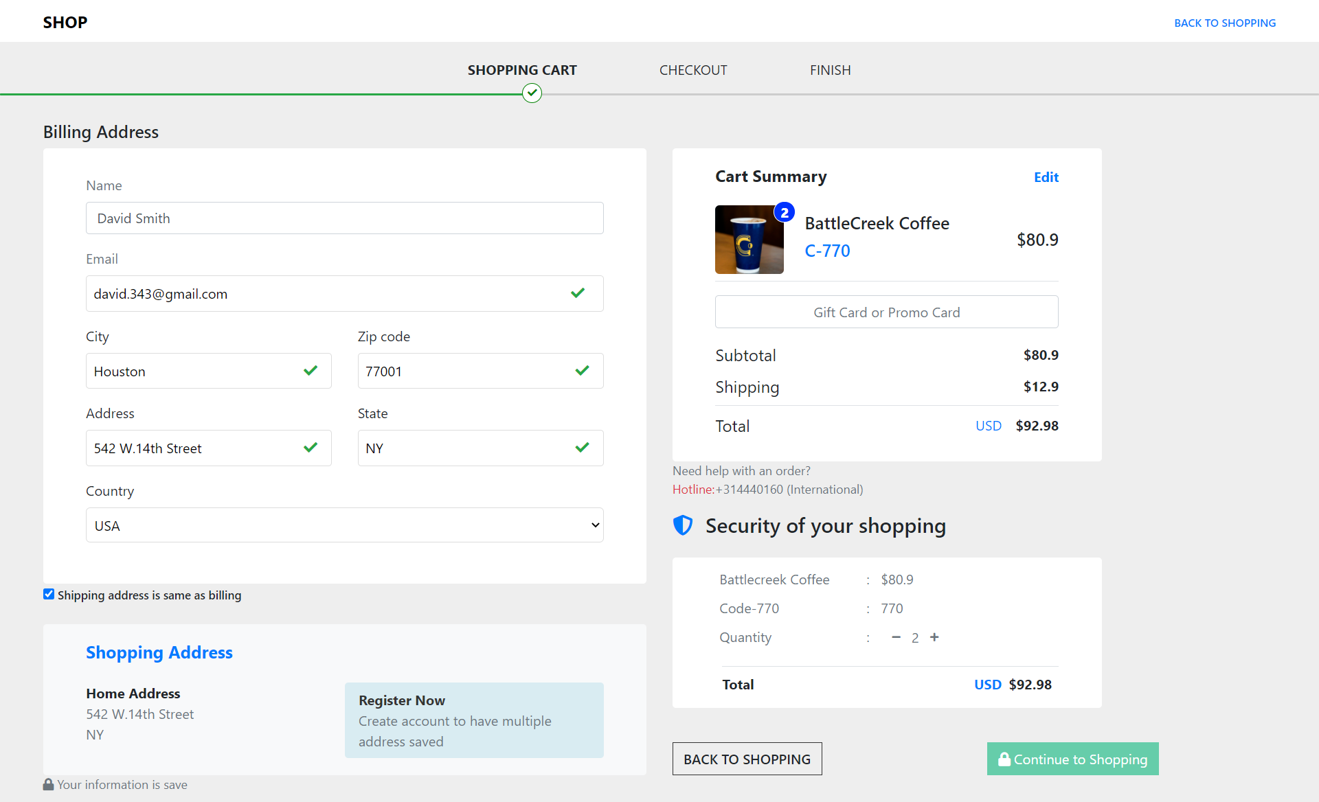 order-tracking Snippets Examples