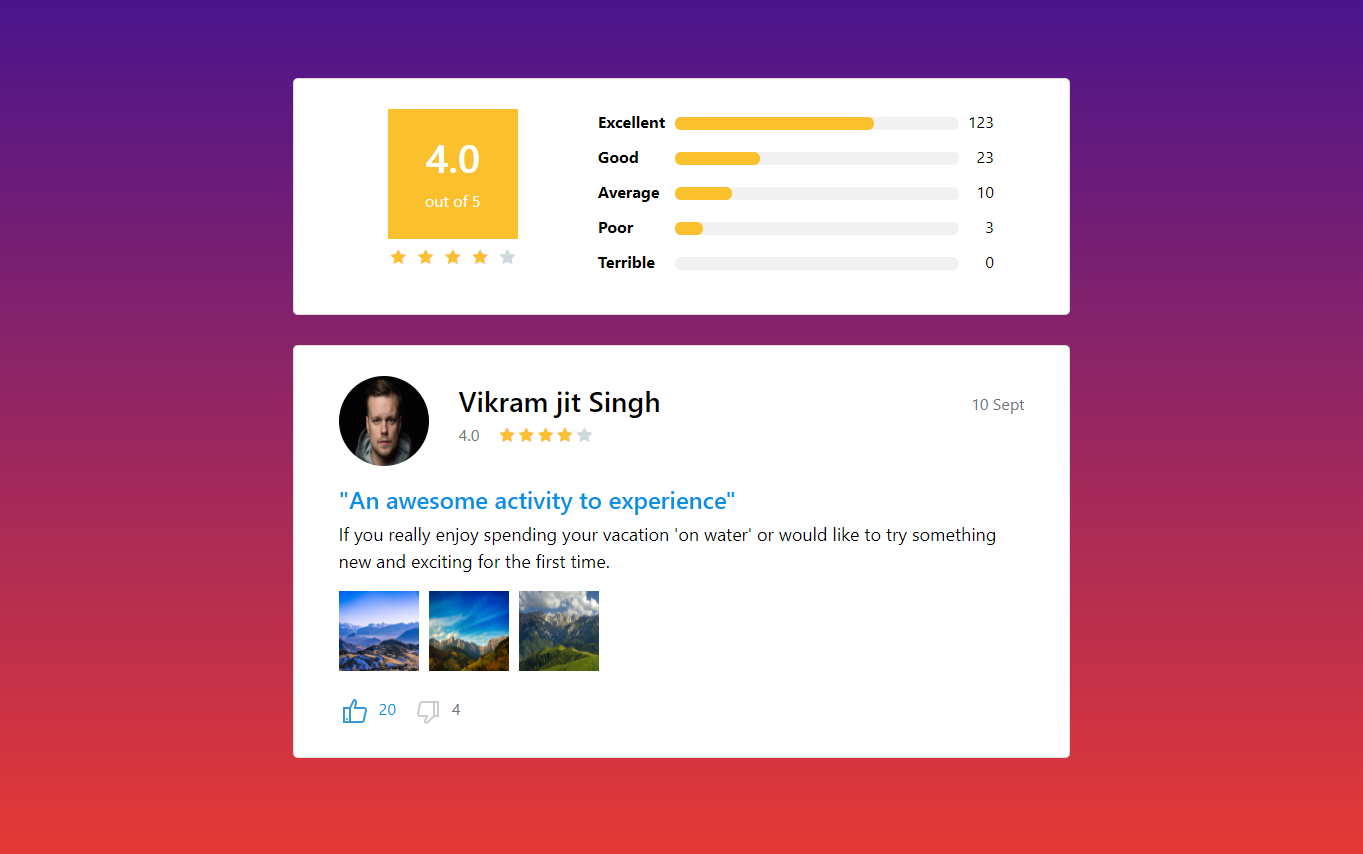 Bootstrap 4 rating star with inputs using jquery Example