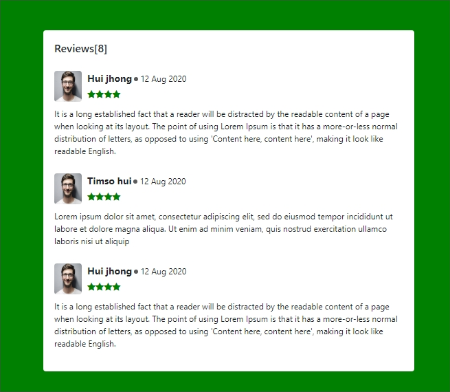 Bootstrap 4 Comment Section With Reply Input And Vote Up And Down Example