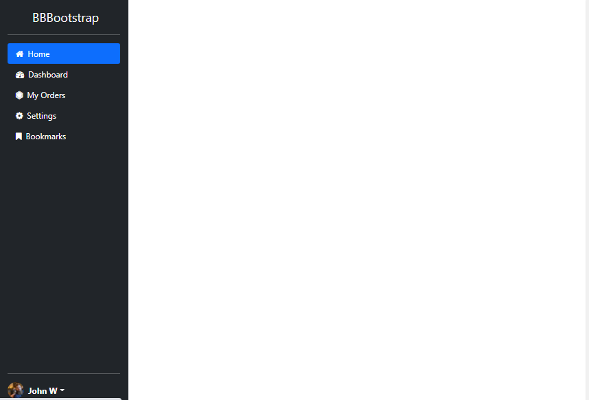 sidebar-menu Snippets Examples