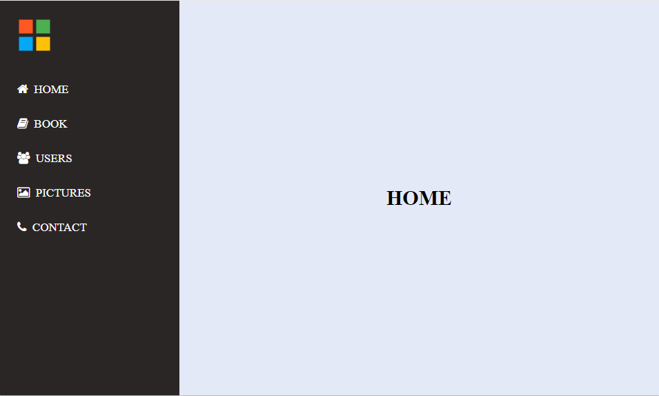 sidebar-menu Snippets Examples