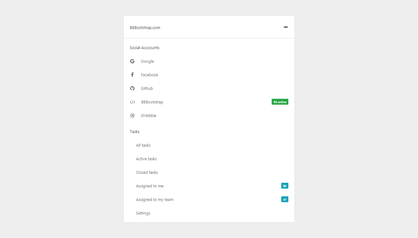 Bootstrap 5 Navigation tab Example
