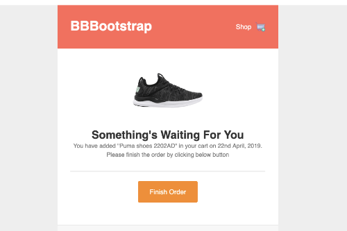 Bootstrap 5 email confirmation template Example