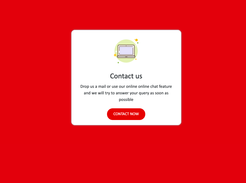 Bootstrap 5 contact us with box shadow Example