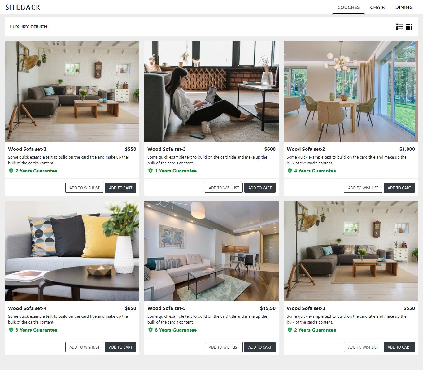 product Snippets Examples
