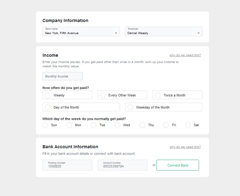 Bootstrap 4 Request a demo form with validation Example