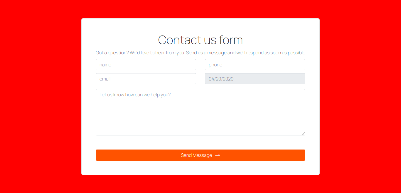 forms Snippets Examples - page #2