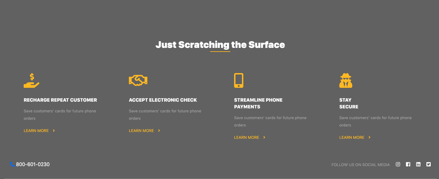 Bootstrap 4 Website Footer Example