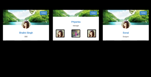 Bootstrap 5 user profile with statistics Example