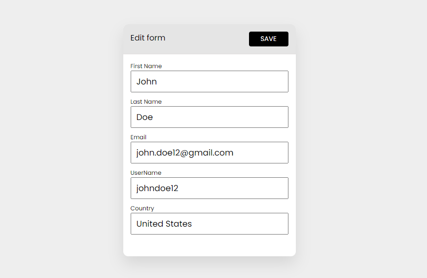Bootstrap 5 Edit Profile Form With Floating Inputs Example 7258