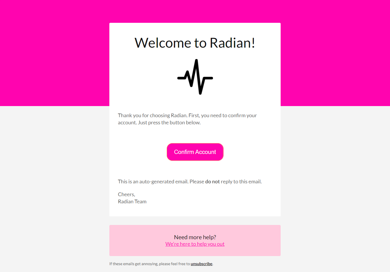 Bootstrap 4 Confirm account email template Example Bootstrap 4 Confirm account email template Example