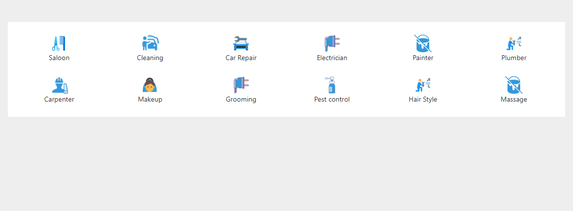Bootstrap 5 service section with font awesome icons Example