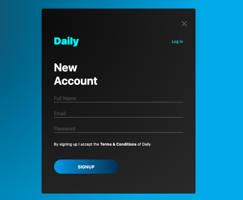 login Snippets Examples